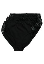 Ulla Popken 3ER-PACK - Slip - schwarz/zwart - Zalando.nl