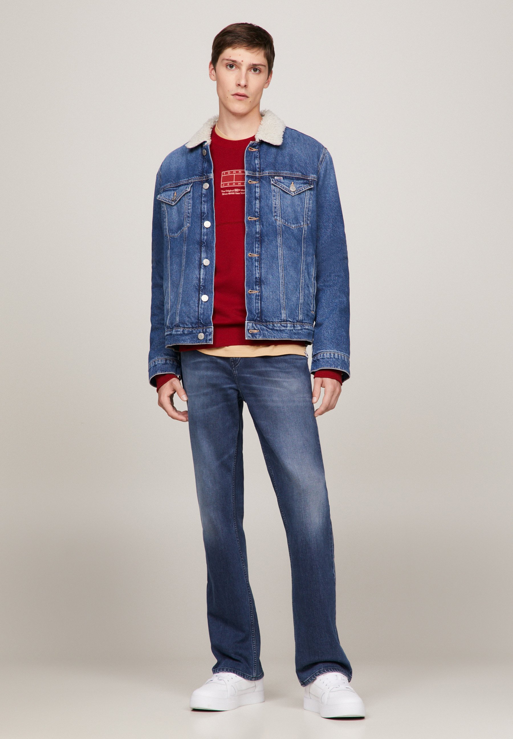 Tommy Jeans RYAN BOOTCUT Jeans Straight Leg denim dark dark blue denim Zalando