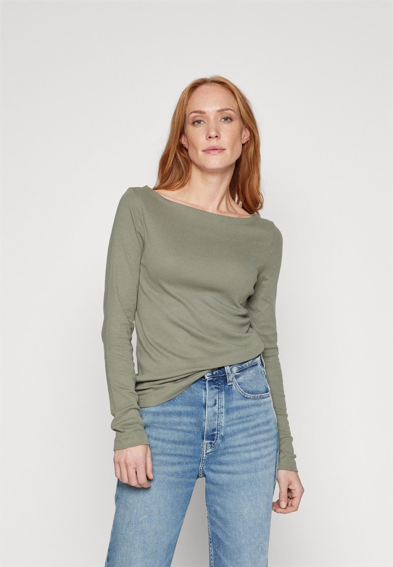 GAP BOATNECK - Langarmshirt - mesculen green/khaki - Zalando.de