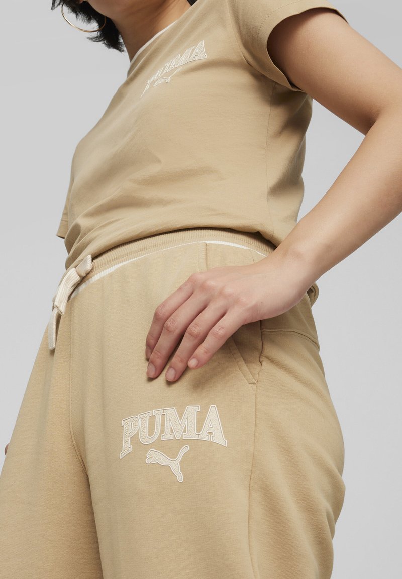 Puma SQUAD - Tracksuit bottoms - prairie tan/beige - Zalando
