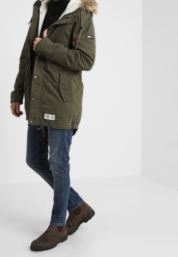 Tommy Jeans Parka green grun Pre owned Zalando