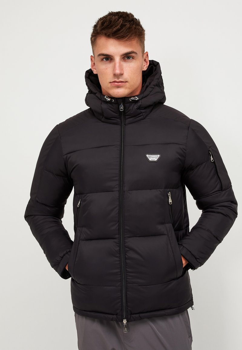Alessandro Zavetti NEVORI PUFFER JACKET - Zimná bunda - jet black ...
