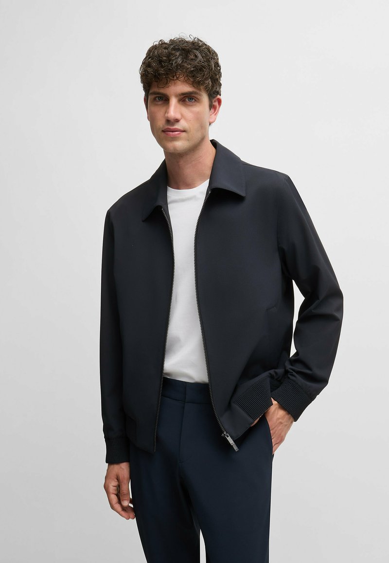 BOSS HANRY-WING - Outdoor jacket - dark blue four/dark blue - Zalando.co.uk