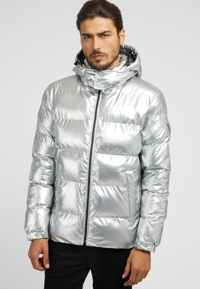 Guess METALLIC-LOOK - Giacca invernale - grau/grigio - Zalando.it