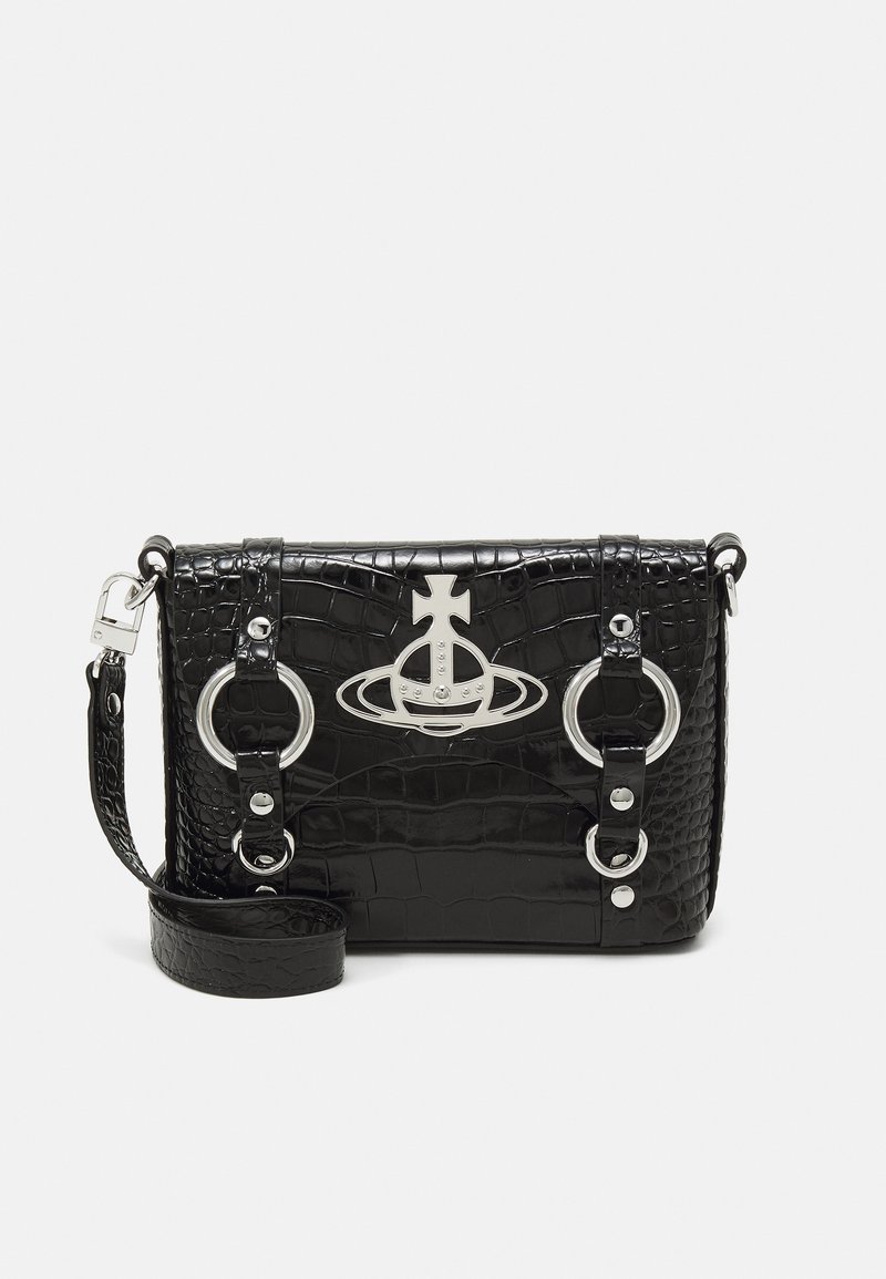Vivienne Westwood KIM CROSSBODY - Across body bag - black - Zalando.ie