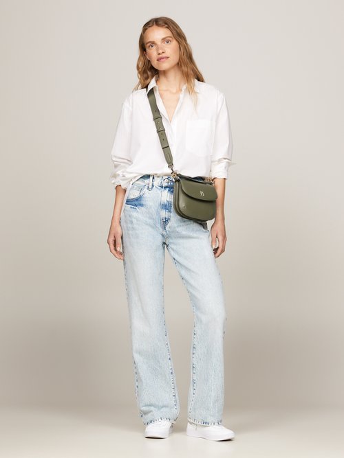 Guess MERIDIAN FLAP CROSSBODY - Umhängetasche - rosewood/pink - Zalando.ch