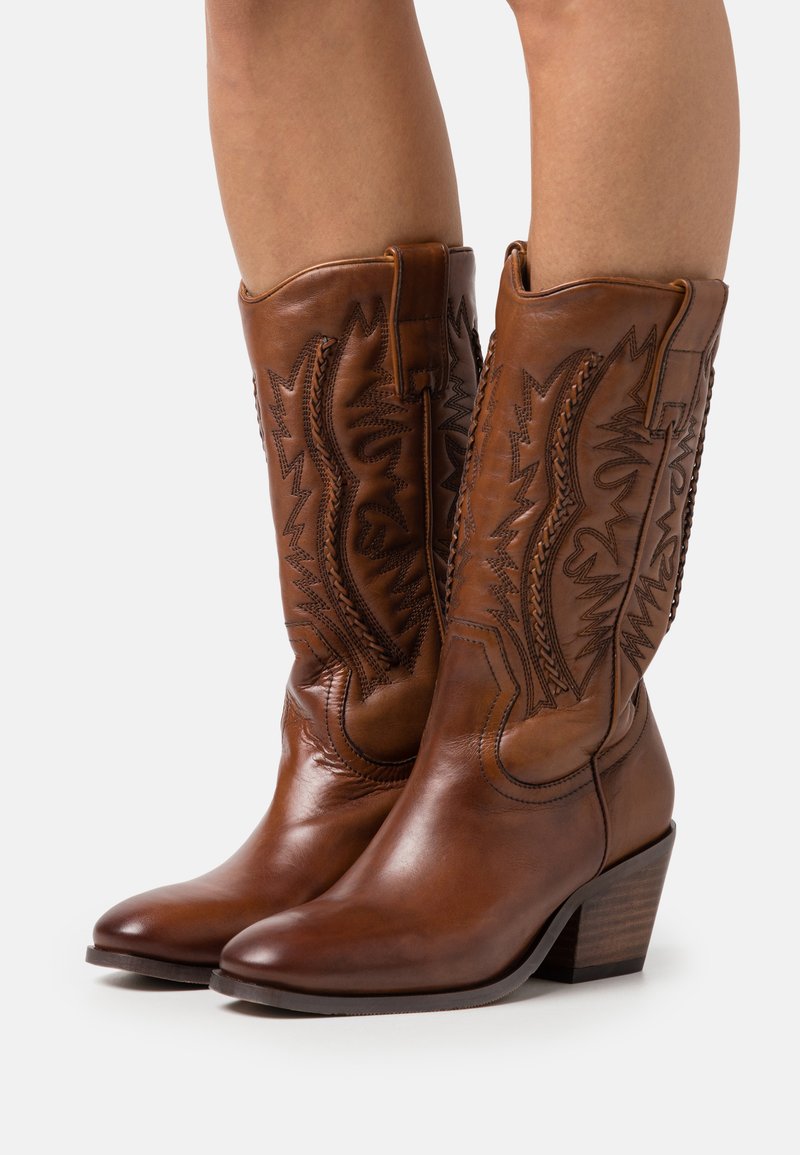 Bronx LA-TITUDE - Cowboy/Biker boots - chestnut/brown - Zalando.co.uk
