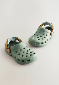 Next REGULAR FIT WITH TAPE BACKSTRAP - Pool slides - green - Zalando