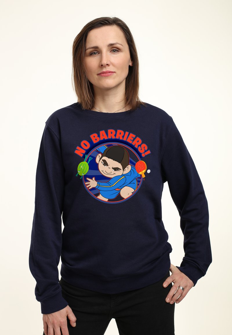 Henry Tiger OVER THE MOON CHIN BARRIERS - Sweatshirt - navy blue ...