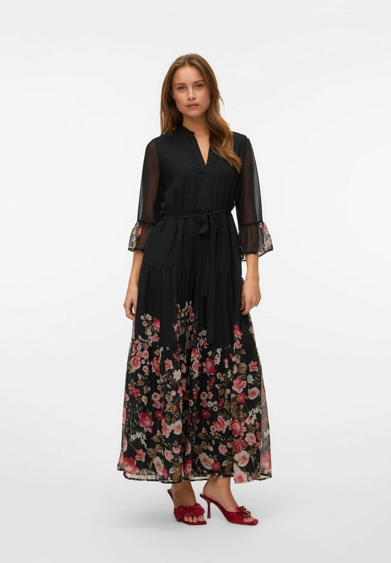 Vero Moda Robe longue - black/noir - ZALANDO.FR
