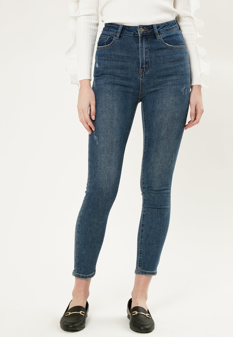 INFLUENCER HIGH WAISTED - Jeans Skinny Fit - jeans/blue denim - Zalando.at