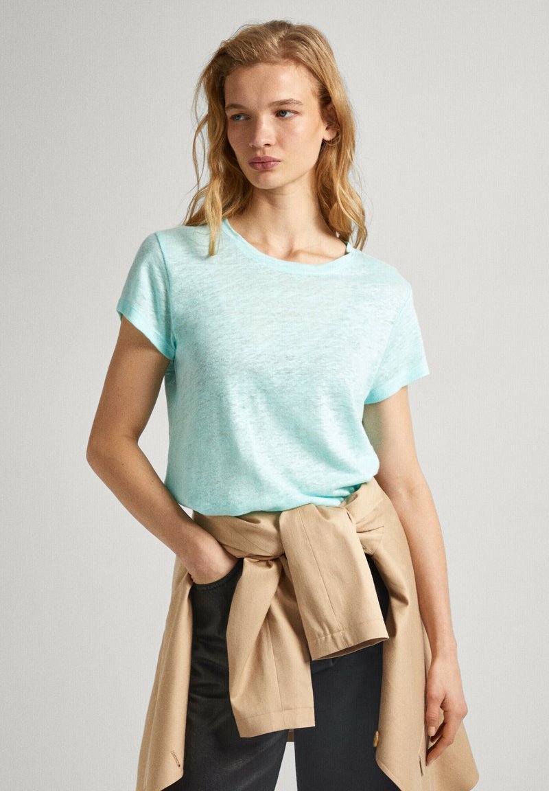Pepe Jeans LILIAN - T-shirts basic - aqua blue/blå - Zalando.dk