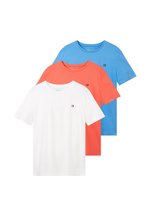 TOM TAILOR DENIM 3 PACK - T-Shirt basic - white/weiß - Zalando.de