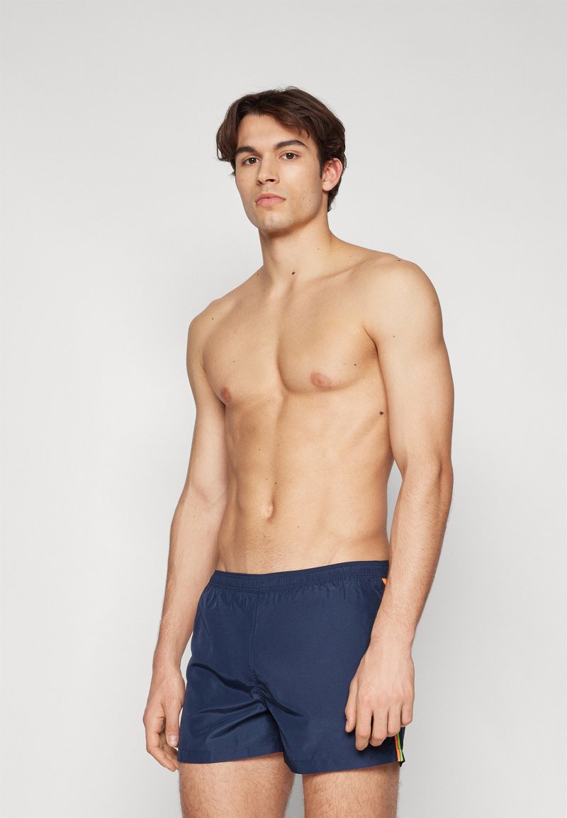 Ron Dorff SWIM SIDE STRIPES - Badeshorts - navy/dunkelblau - Zalando.de