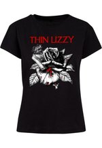 Merchcode THIN LIZZY - LOGO BOX TEE - Print T-shirt - black - Zalando