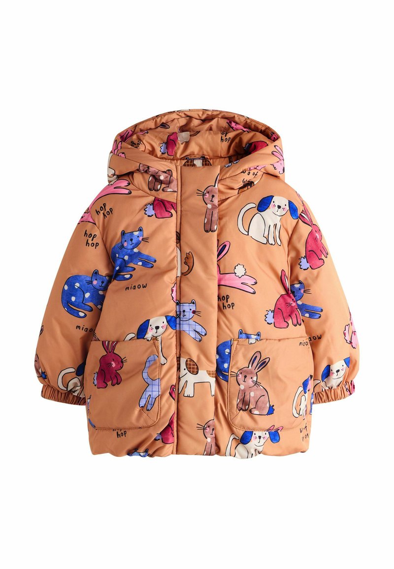 Next REGULAR FIT - SHOWER RESISTANT PRINTED - Winter coat - rust ...