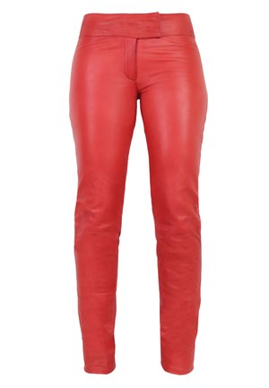 Rote Lederhose | Sophisticated oder rockig? Beides! | ZALANDO