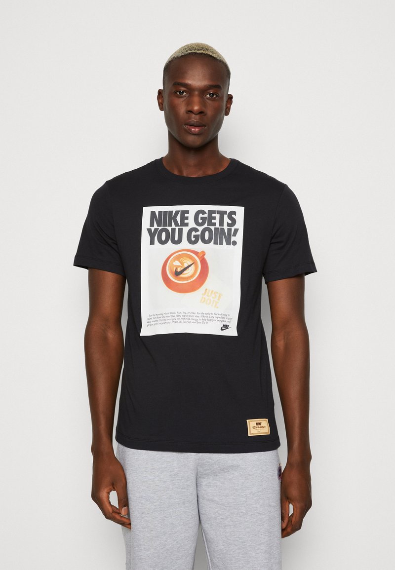 Nike Sportswear TEE PHOTO - Print T-shirt - black - Zalando.ie