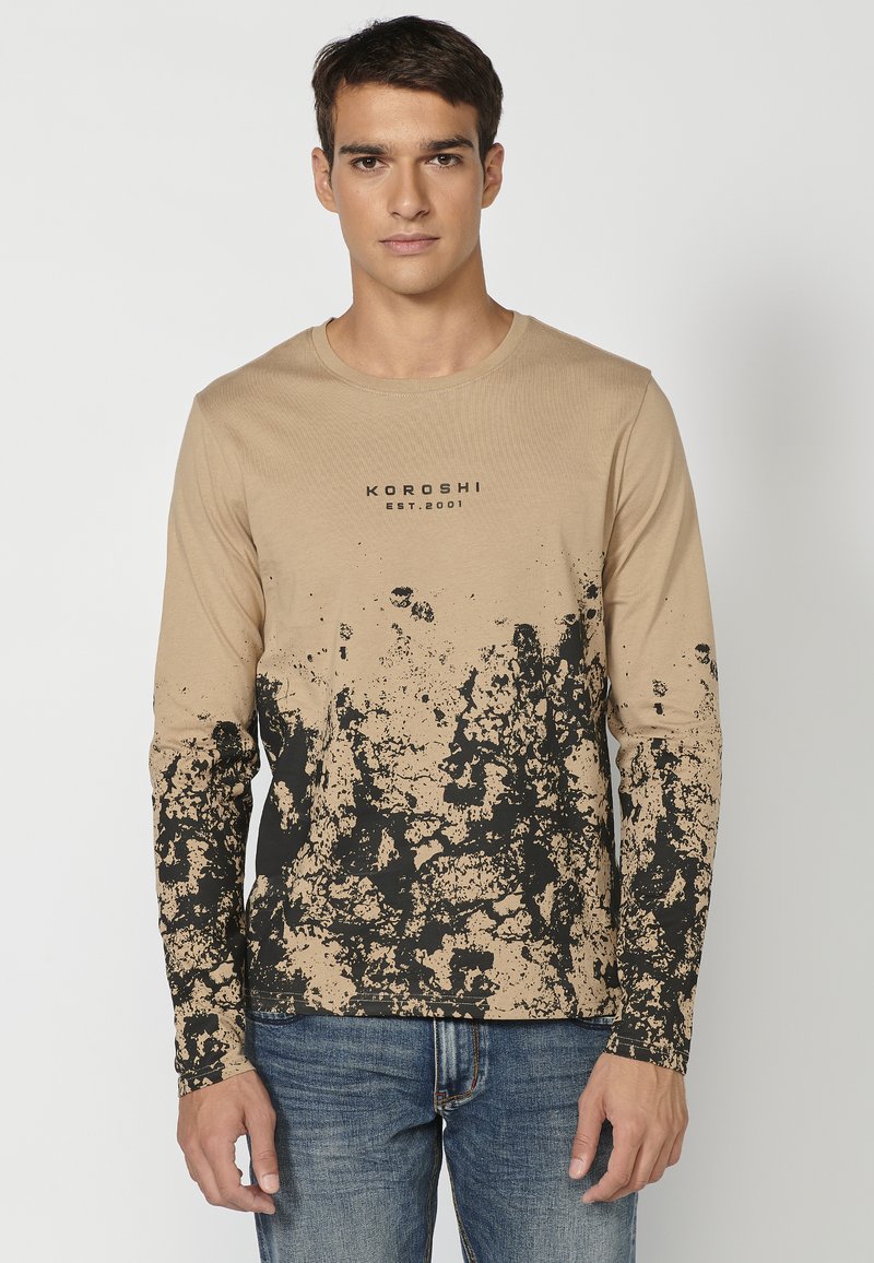 Koroshi Pitkähihainen paita - beige - Zalando.fi