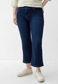 Triangle Flared Jeans - tiefblau/dark-blue denim - Zalando.ch