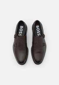 BOSS LARRY MONK - Instappers - dark brown/donkerbruin - Zalando.nl