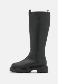 Monki Platform boots - black dark/black - Zalando