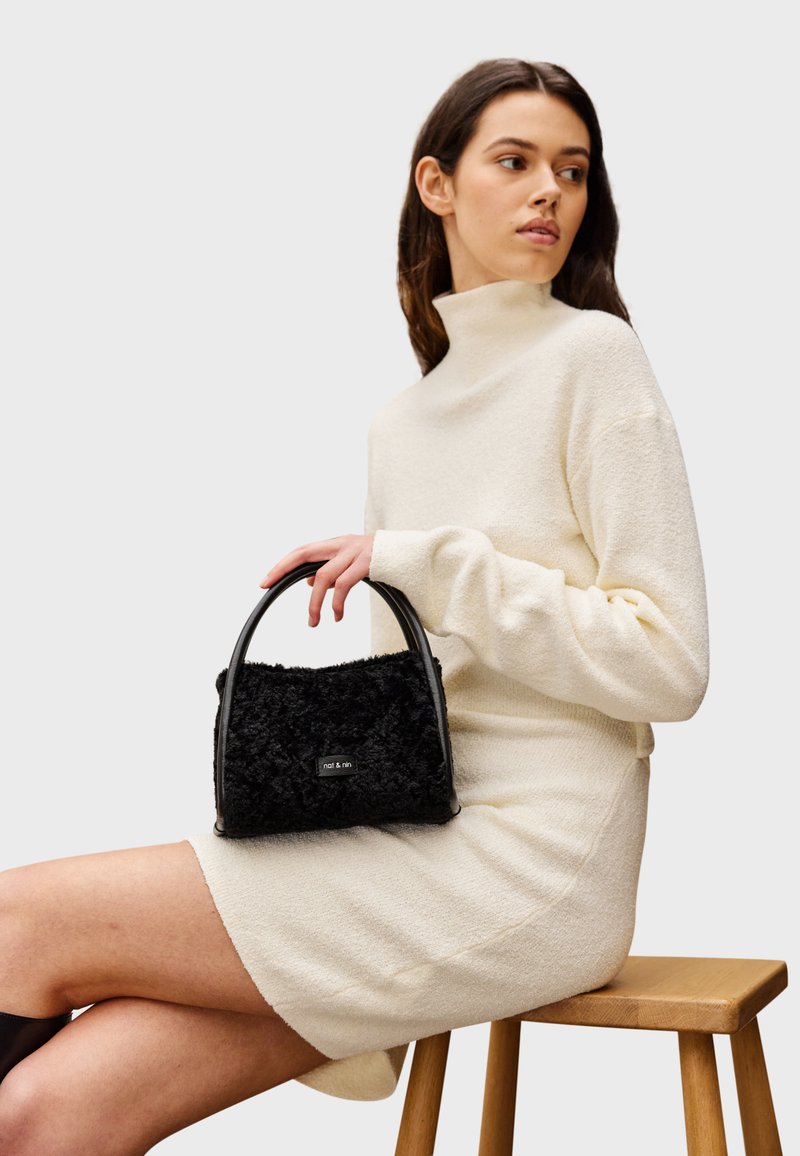 nat & nin MINI HARPER - Bolso de mano - black/negro - Zalando.es
