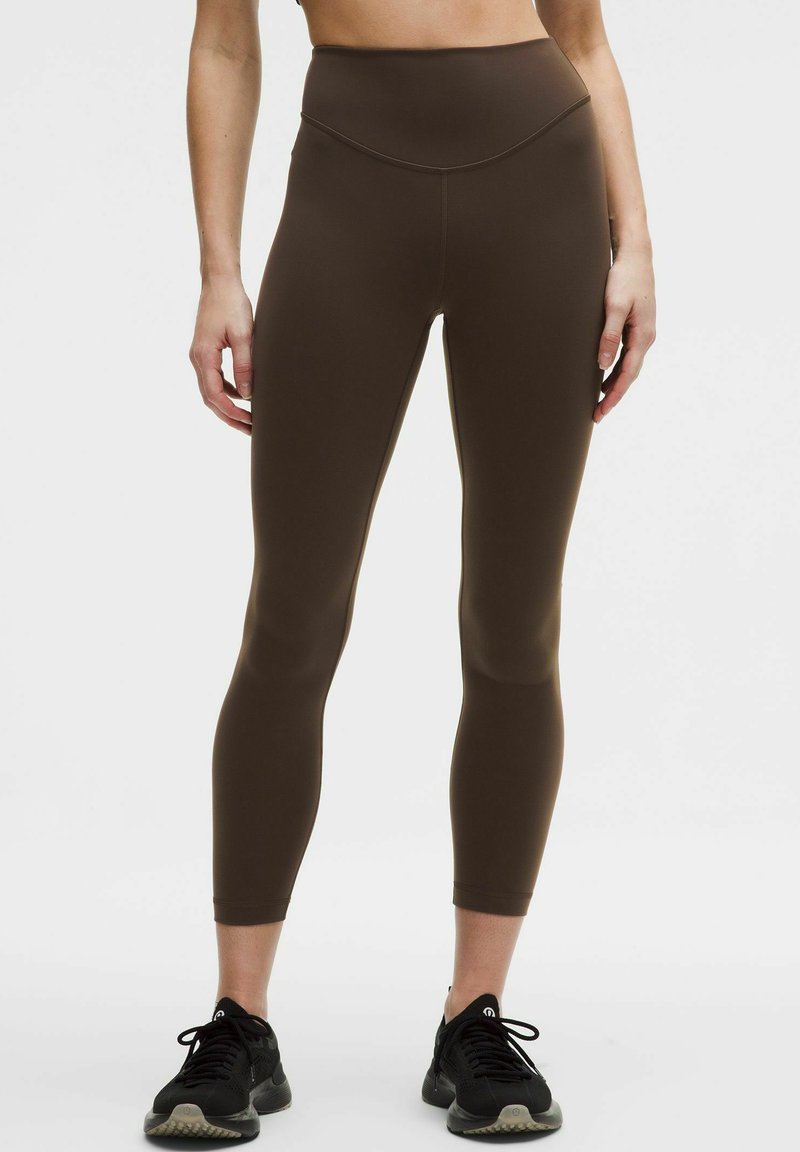 lululemon WUNDER UNDER SMOOTHCOVER™ HIGH RISE 63CM - Tights - walnut ...