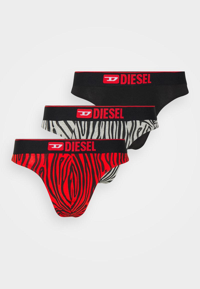 Diesel 3 PACK - Slip - red/rouge - ZALANDO.FR