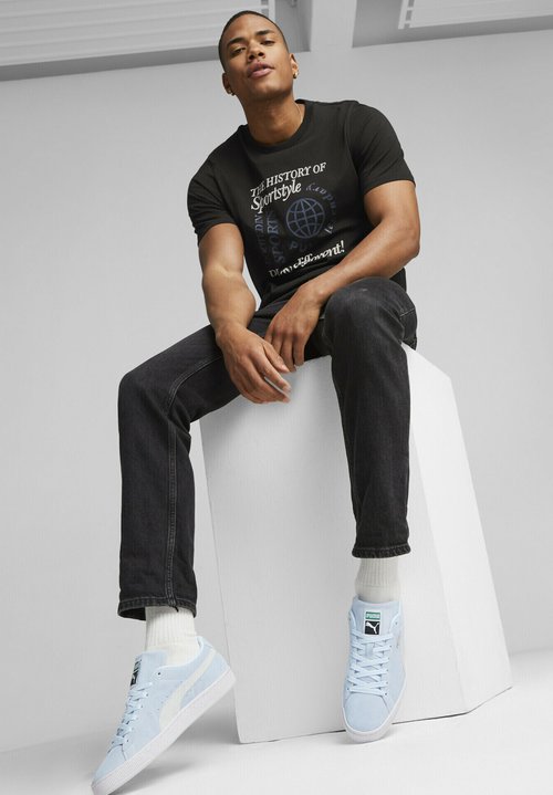 Puma SMASH 3 0 BUCK - Sneaker low - frosty pink white gold/pink ...