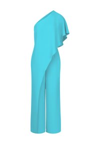 Apart ONE-SHOULDER OVERALL - Mono - türkis/azul claro - Zalando.es