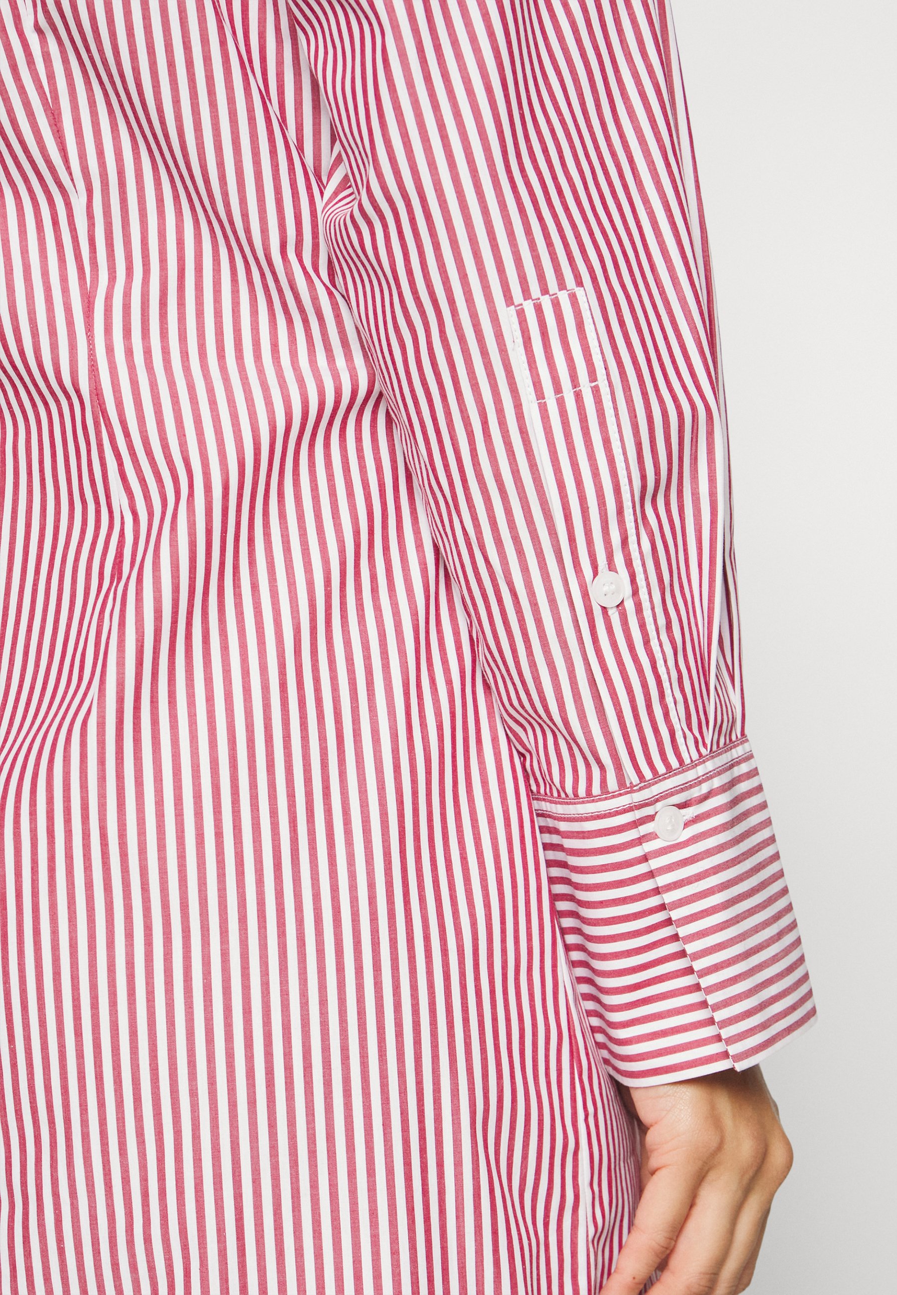 Tommy Hilfiger STRIPED WAISTED KNEE DRESS Shirt dress rouge red Zalando