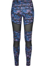 Urban Classics TECH - Leggings - Hosen - digital duskviolet camo/blau ...