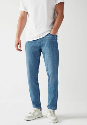 TOM TAILOR DENIM SLIM TAPERED - Slim fit jeans - tinted blue denim ...