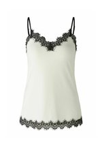 Oui Top - offwhite black/crème - Zalando.nl
