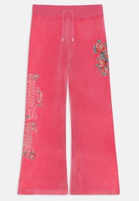 Juicy Couture ROSE LAYLA TRACKPANT - Tracksuit bottoms - hot pink/pink ...