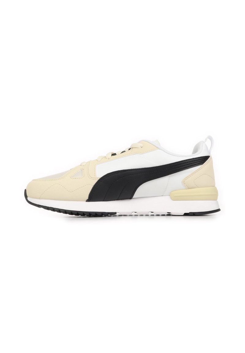 Puma R78 CYCLONE - Baskets basses - alpine snow/black/white/blanc ...