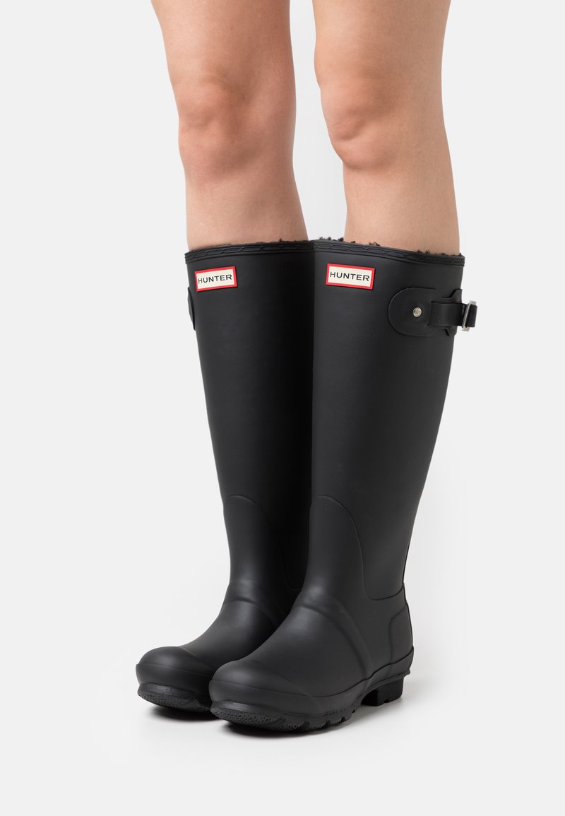 Hunter ORIGINAL WOMENS ORIGINAL INSULATED TALL - Wellies - black - Zalando
