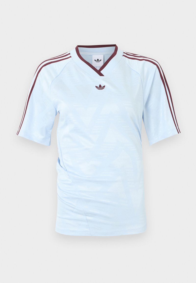 adidas Originals ROUCHED FOOT - Print T-shirt - crystal sky/blue ...