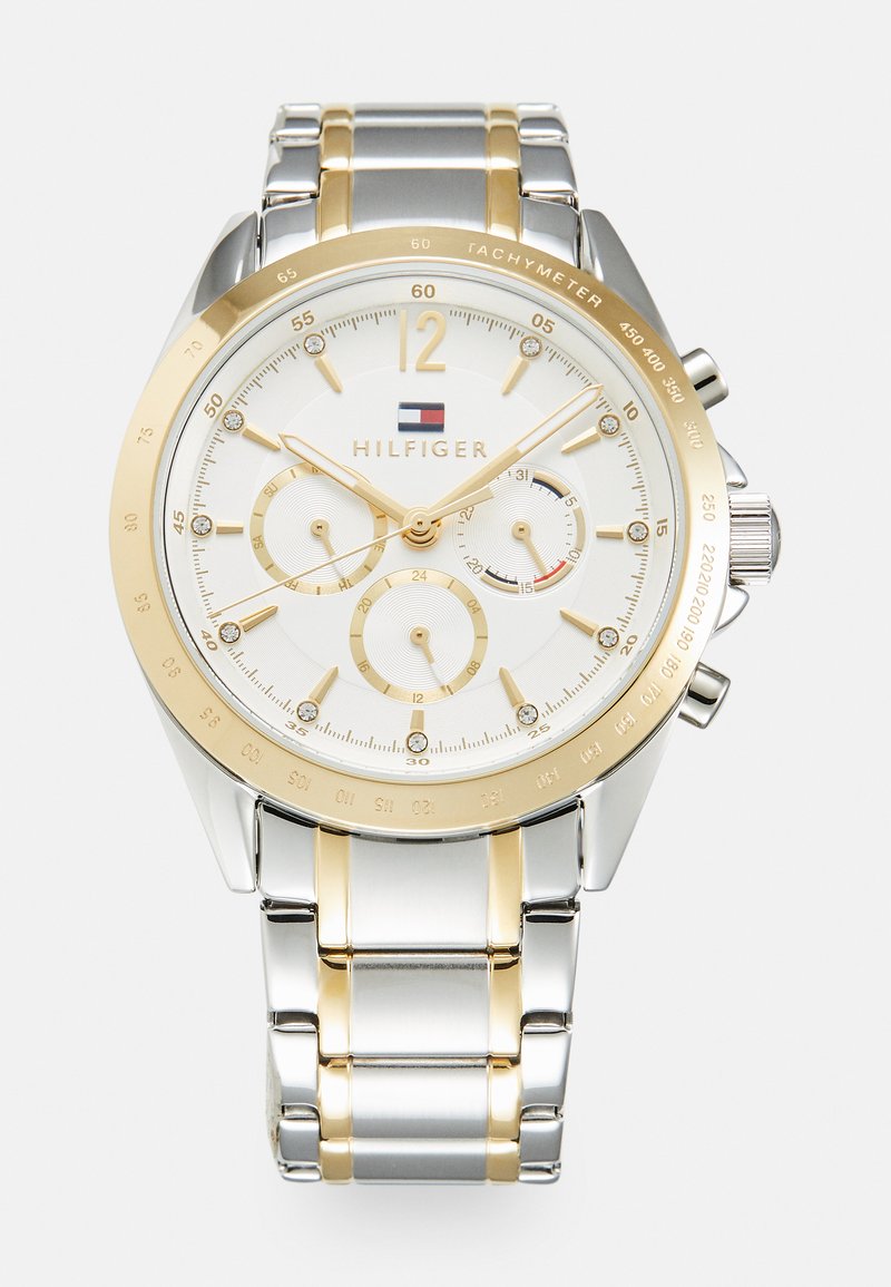Tommy Hilfiger CASE BEZEL DIALBRACELET - Montre à aiguilles - silver ...