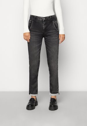 Pepe Jeans VIOLET - Slim fit -farkut - XF1/musta denim - Zalando.fi