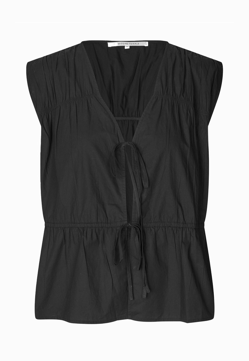 Second Female FELIXA - Blouse - black/zwart - Zalando.nl