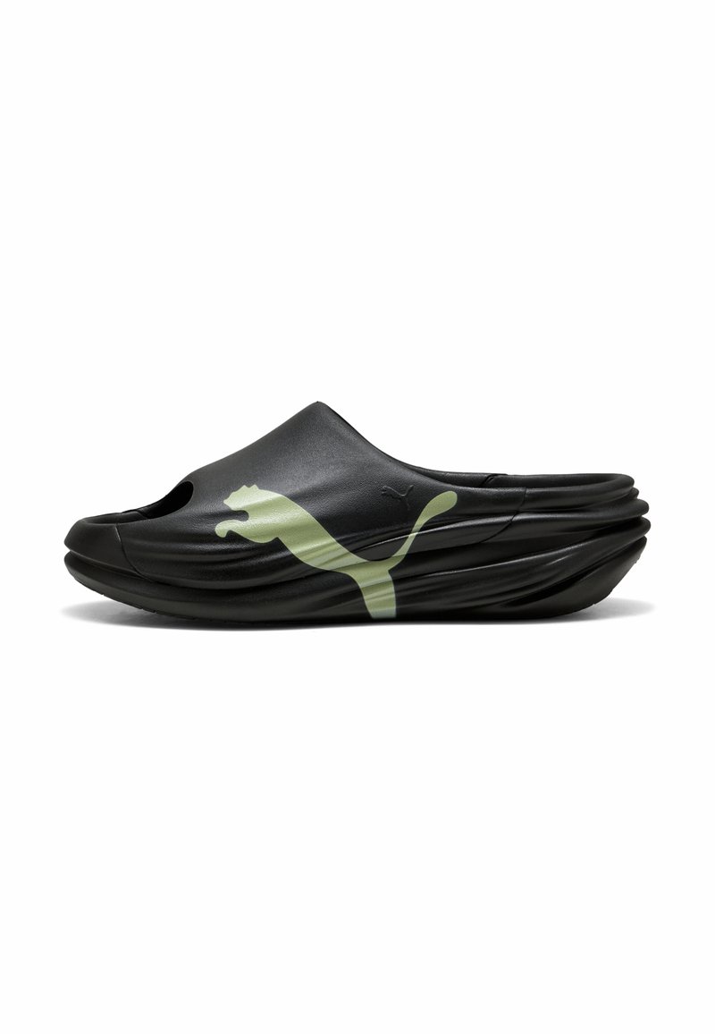 Puma UNWIND NITRO CAT ACTIVE - Ciabattine - black-apple spritz/nero ...
