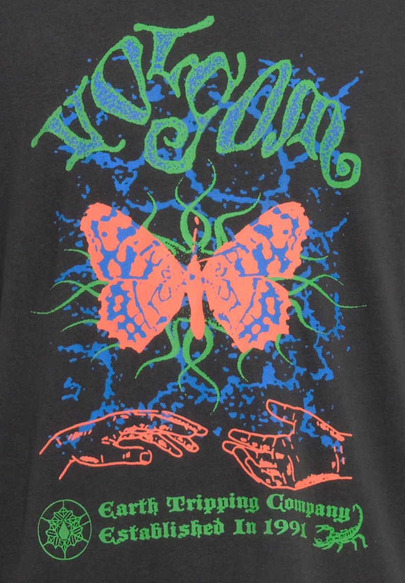 Volcom DIABOLICAL INHERITANCE SST - Print T-shirt - stealth/black - Zalando