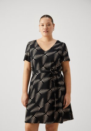 Lauren Ralph Lauren Woman ELMAND SHORT SLEEVE DAY DRESS - Freizeitkleid - cream/mehrfarbig ...