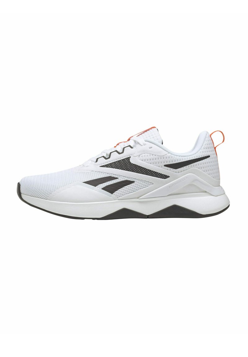 Reebok NANOFLEX TR 2 0 - Trainers - white grey black/white - Zalando.ie