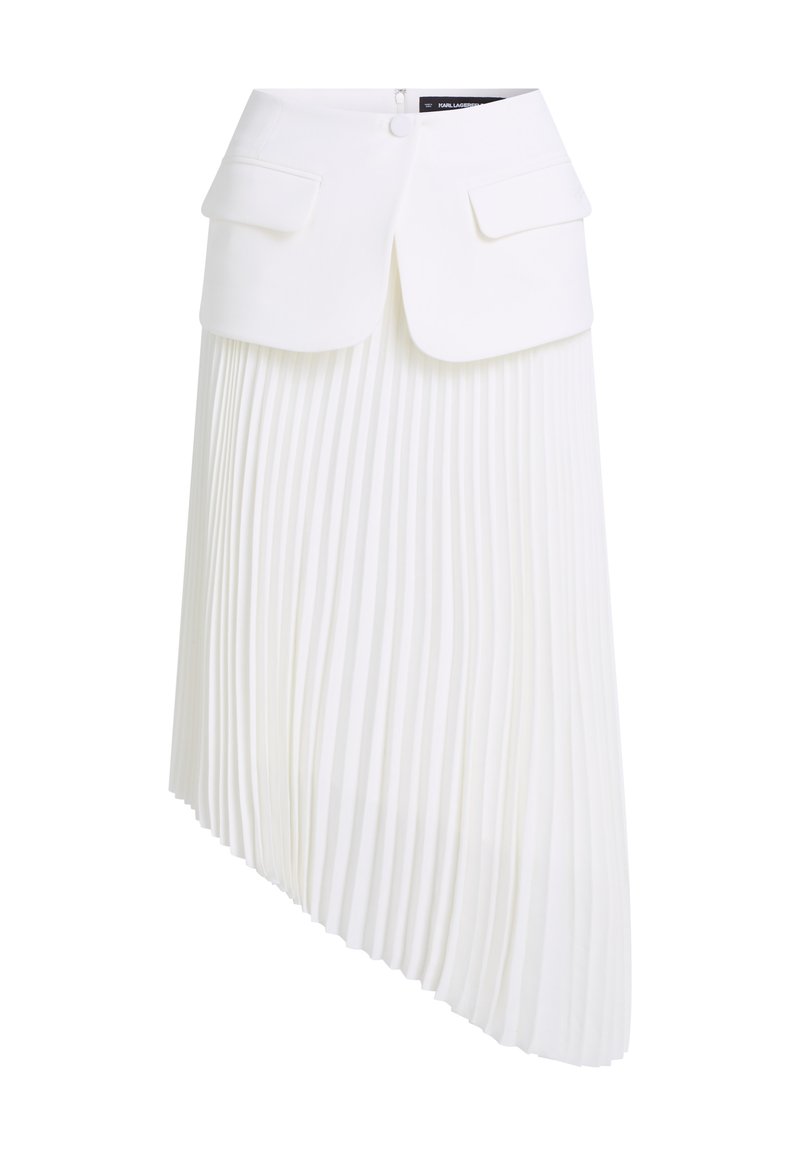 KARL LAGERFELD KARL STUDIO BLAZER SKIRT - A-line skirt - white ...