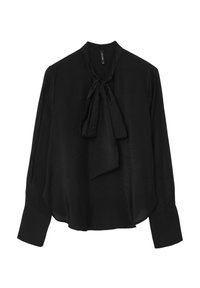 Calliope FIOCCO EFFETTO TRASPARENTE - Camicetta - nero - Zalando.it