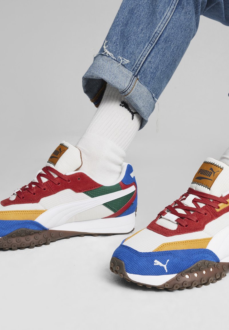 Puma RIDER UNISEX - Sneakersy niskie/biały - Zalando.pl