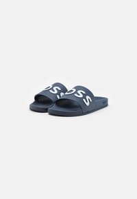 BOSS BAY IT UNISEX - Badesandale - dark blue/dunkelblau - Zalando.de